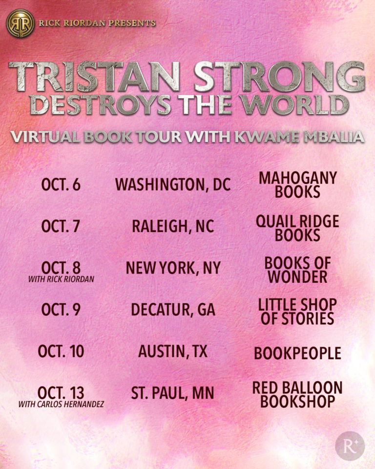 Tristan Strong Destroys the World: Kwame on Tour | Read Riordan