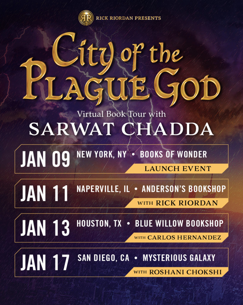 City of the Plague God: Sarwat on Tour | Read Riordan