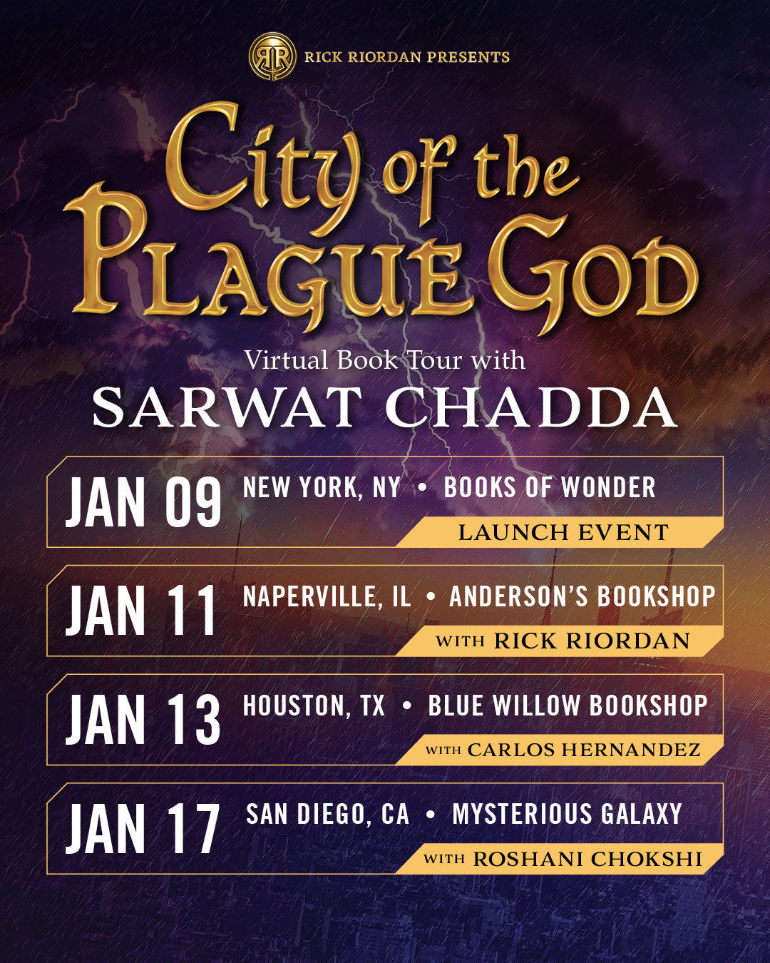 City of the Plague God: Sarwat on Tour | Read Riordan
