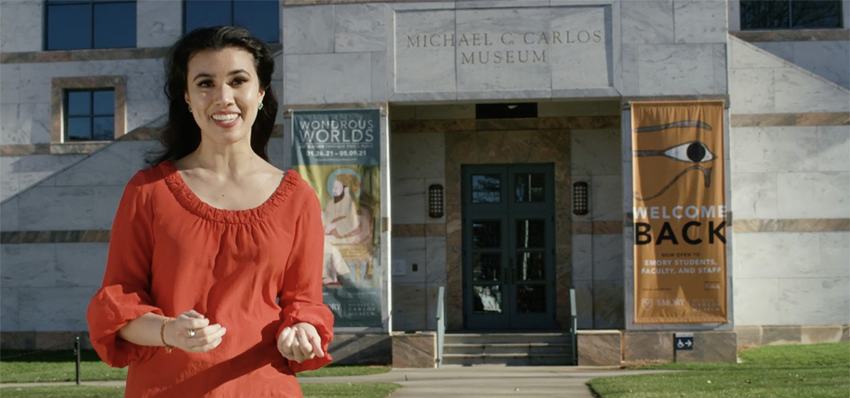 Video: Rosh Visits the Carlos Museum | Read Riordan