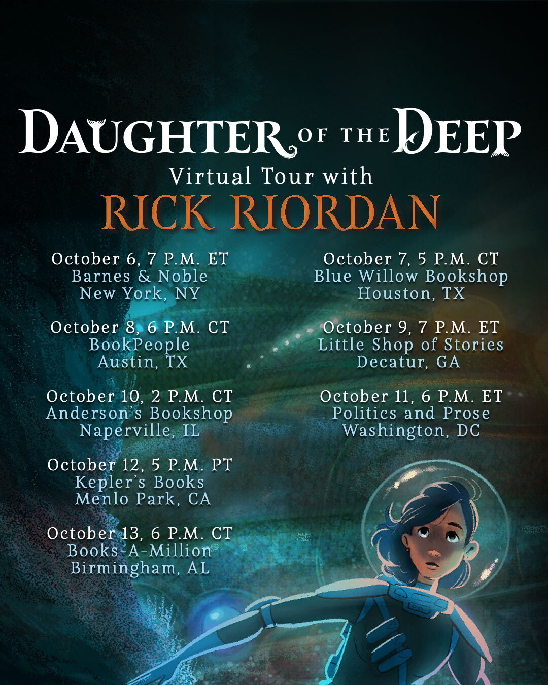 Daughter of the Deep: Rick on Tour | Read Riordan