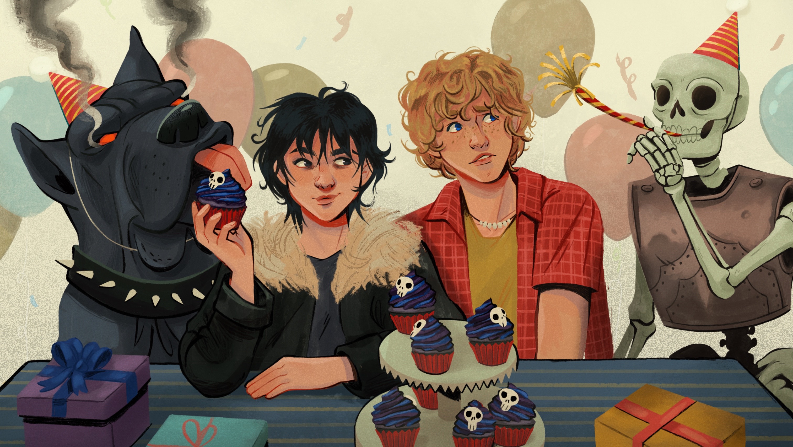 Nico Di Angelo FINAL SALE: Nico Di Angelo Art Nouveau Print