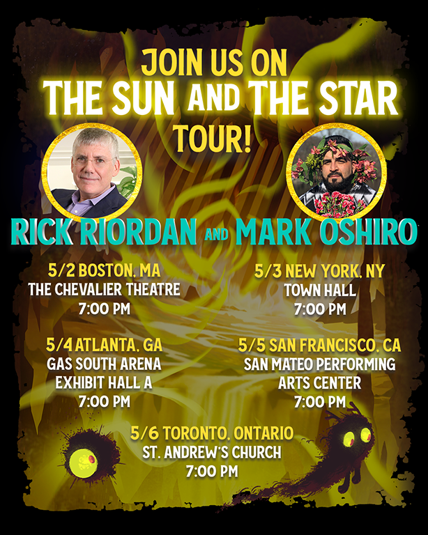 Join Rick Riordan and Mark Oshiro on Tour This May! | Read Riordan
