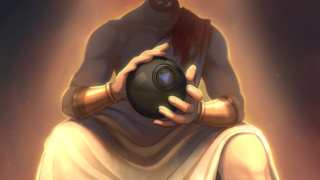 Predicting the Future with Agamethus and His Magic 8 Ball | Read Riordan